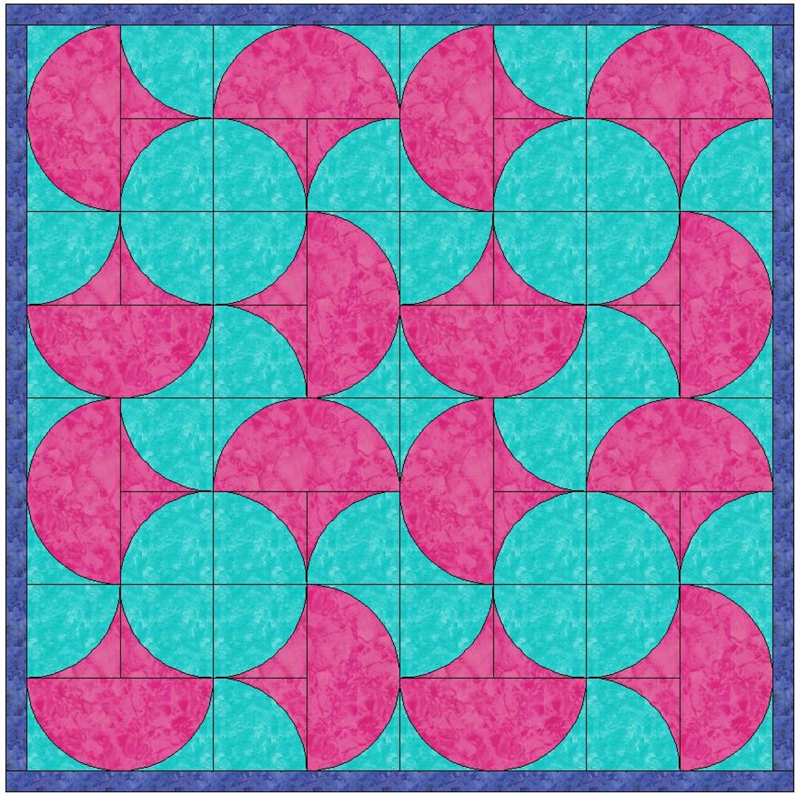 Clam Shell Template Quilting Block Pattern PDF - Etsy