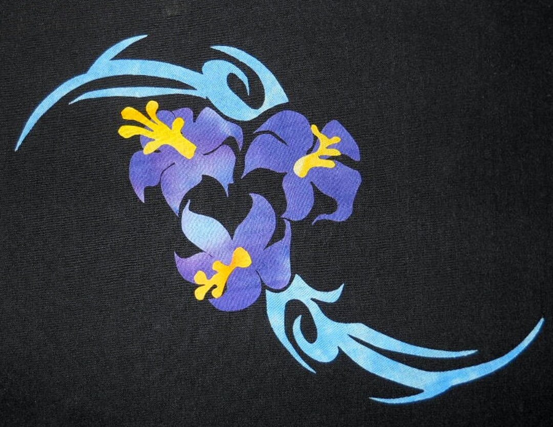 Tribal Flowers Quilt Applique Pattern Design (easy) PDF - Etsy