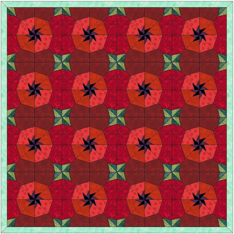Poppy Quilt Pattern - Etsy