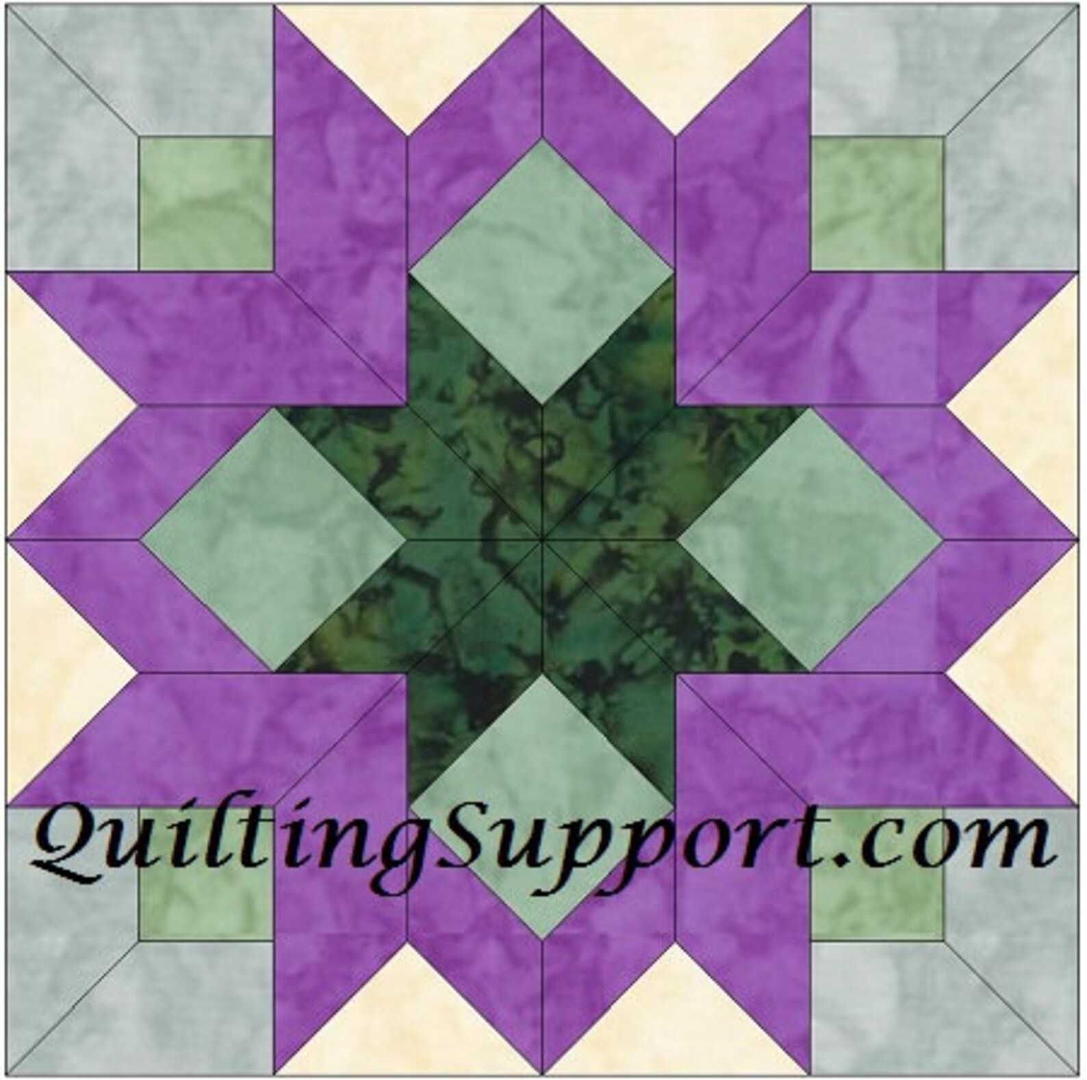 Windows Quilt 15 Inch Block Set of 4 Quilt Template Quilting | Etsy