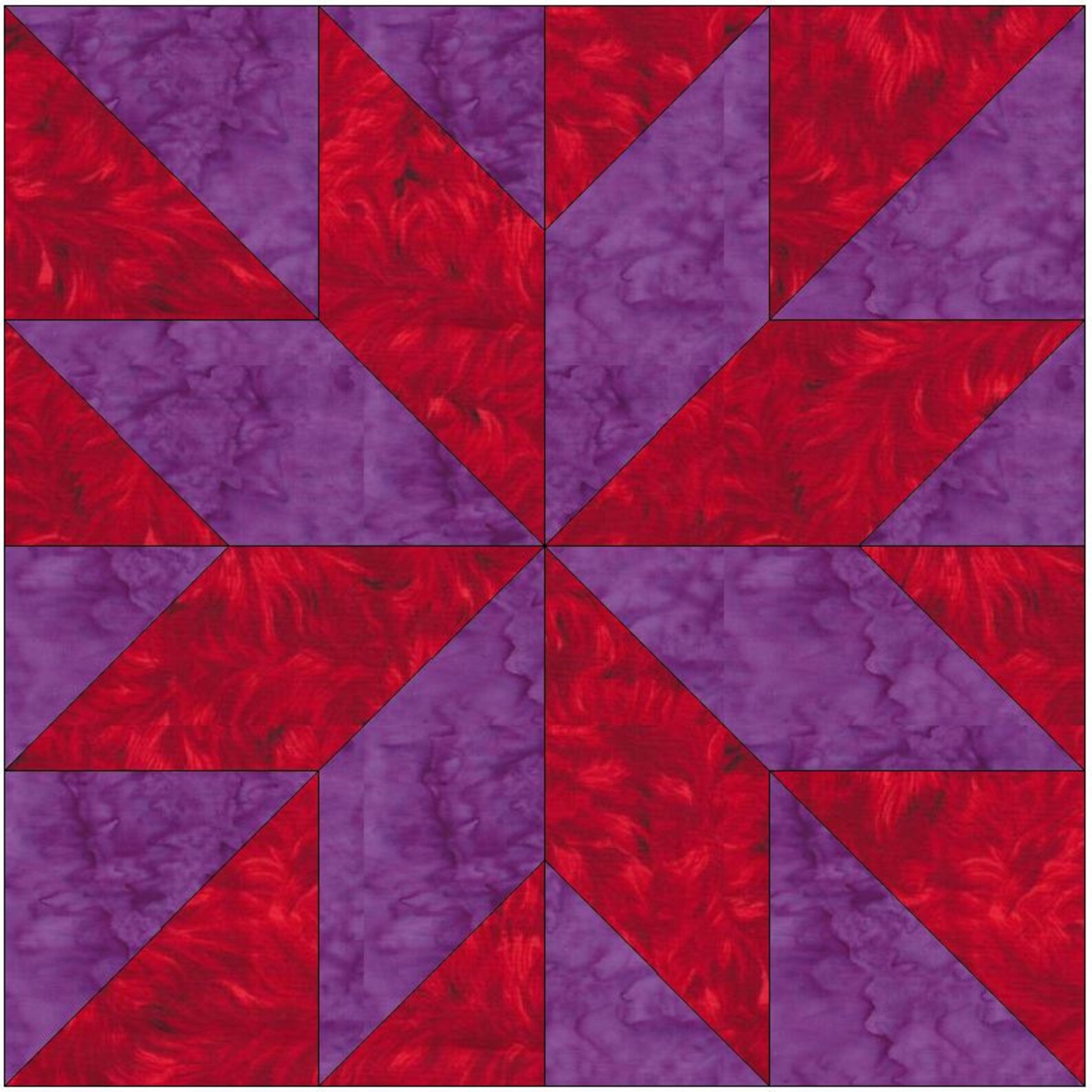 LM Star 4 - 8 Pointed Star Paper Piece Foundation Quilting Block ...