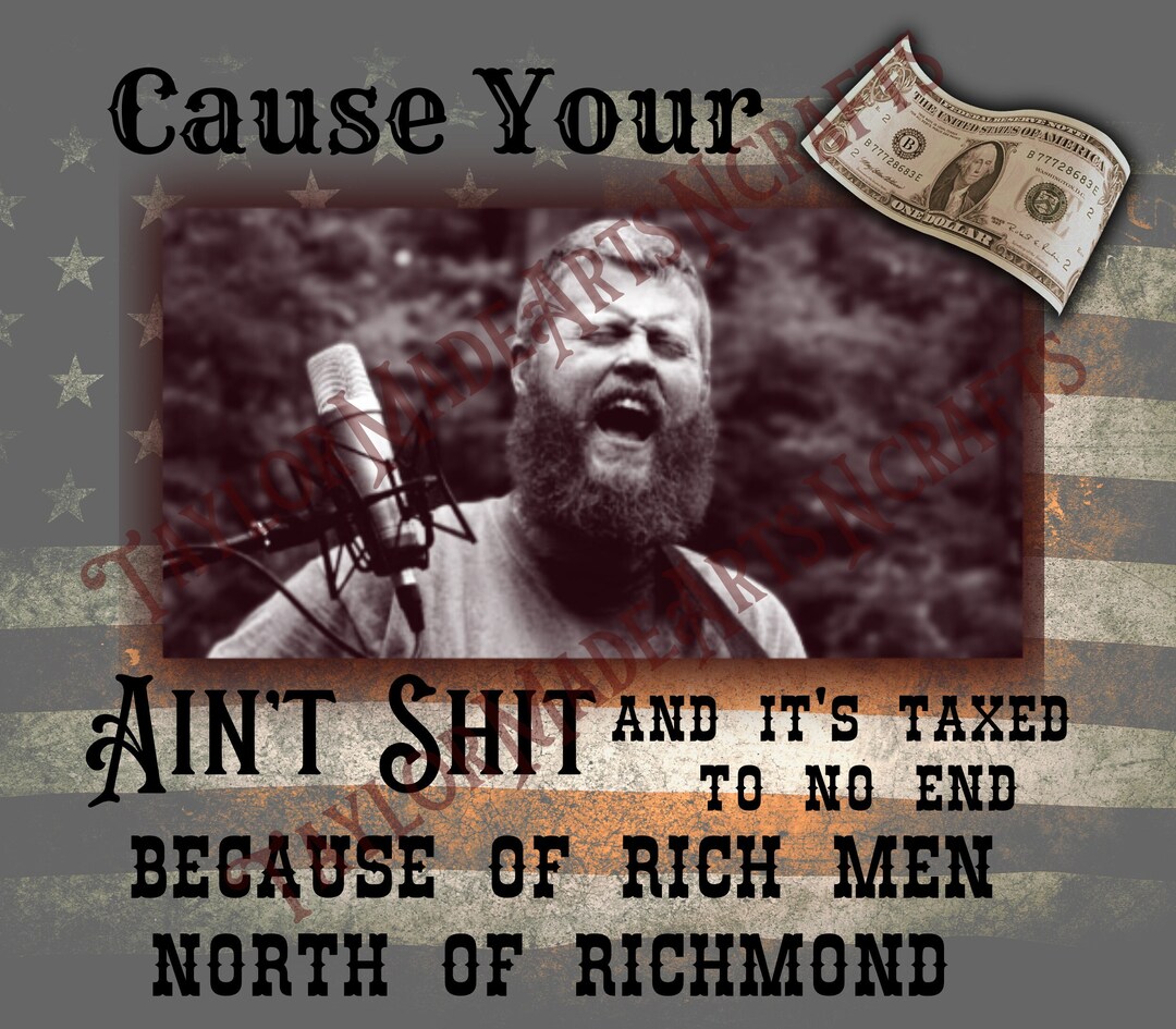 Oliver Anthony ( Rich Men North of Richmond) PNG File. Digital Download ...