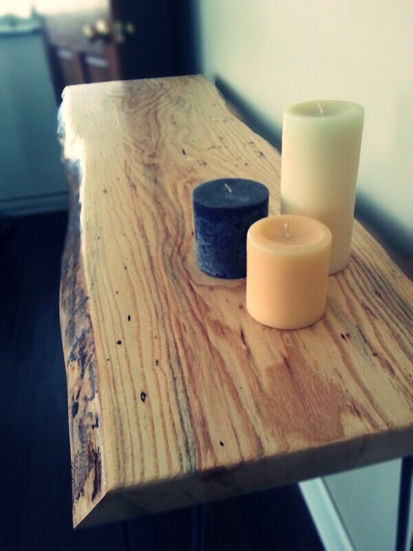 Rustic Ash Console Table - Etsy