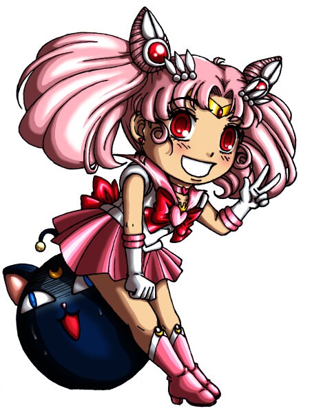 Sailor Moon Sticker 2 Chibi Moon Pluto Uranus Neptune or | Etsy