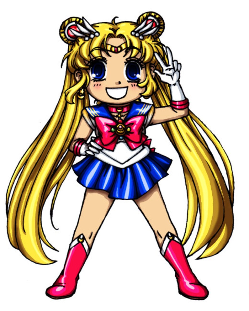 Sailor Moon Sticker moon, Mercury, Mars, Jupiter or Venus - Etsy