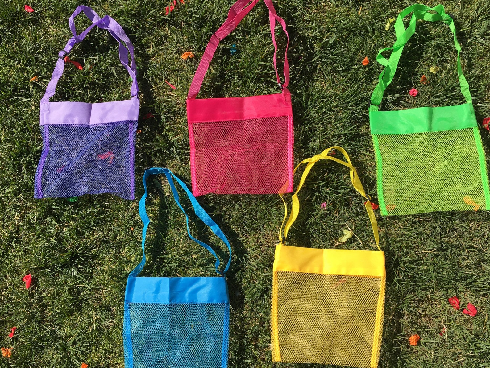 Personalized Seashell Mesh Bag. FAST Shipping! - Etsy