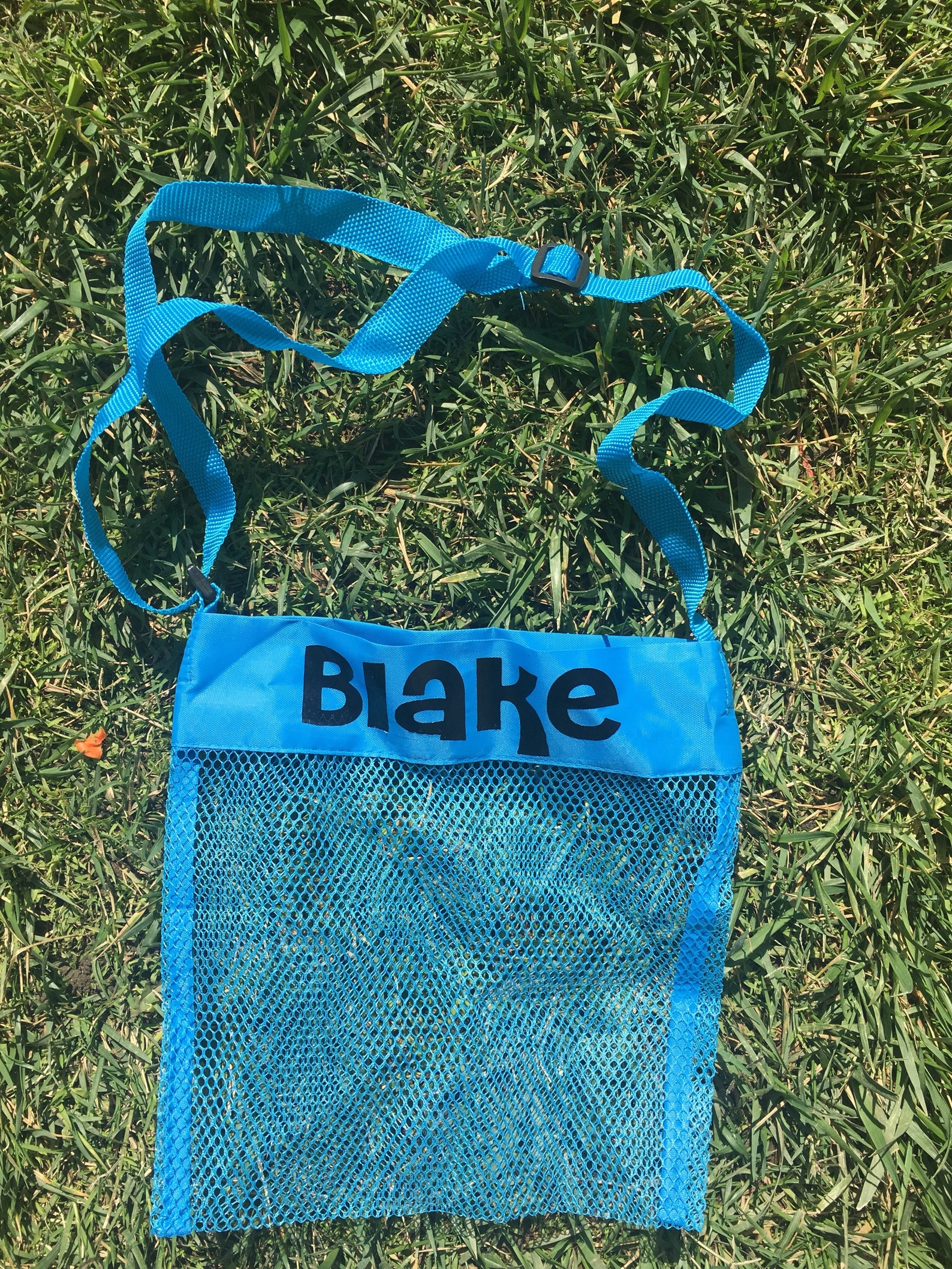 Personalized Seashell Mesh Bag. FAST Shipping - Etsy