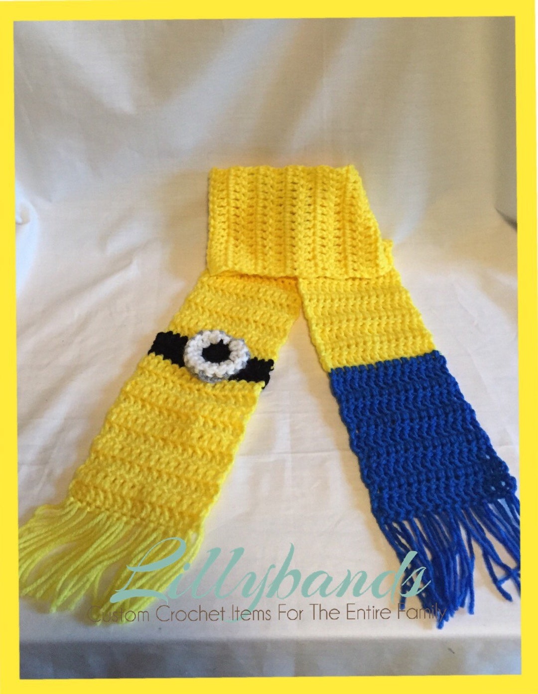 Minion Inspired Scarf - Etsy