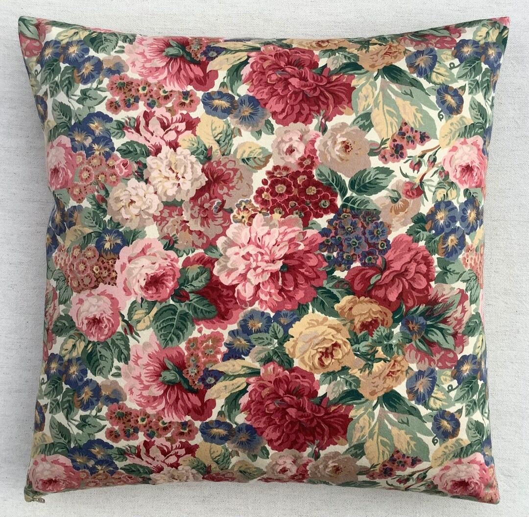 Sanderson rose & Peony Minor Vintage Floral Fabric - Etsy