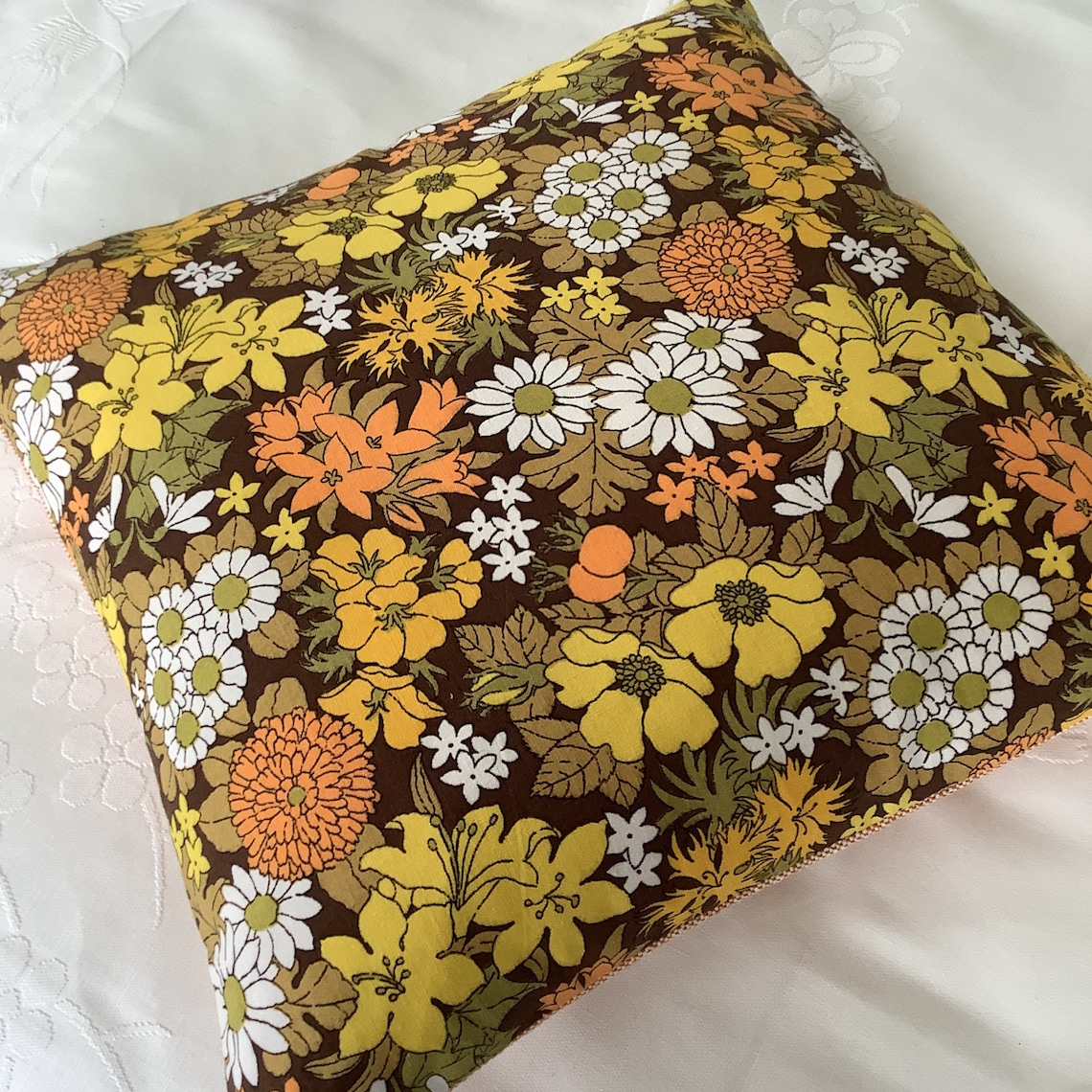 Pat Albeck Vintage Fabric Cushion "anabel" for Sanderson - Etsy UK