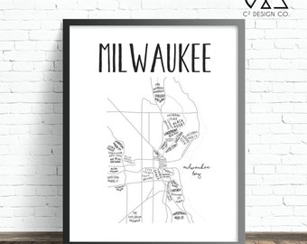Bend Brewery Map Instant Download Printable Sign | Etsy