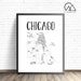 Chicago Brewery Map Chicago Area Instant Download Printable | Etsy