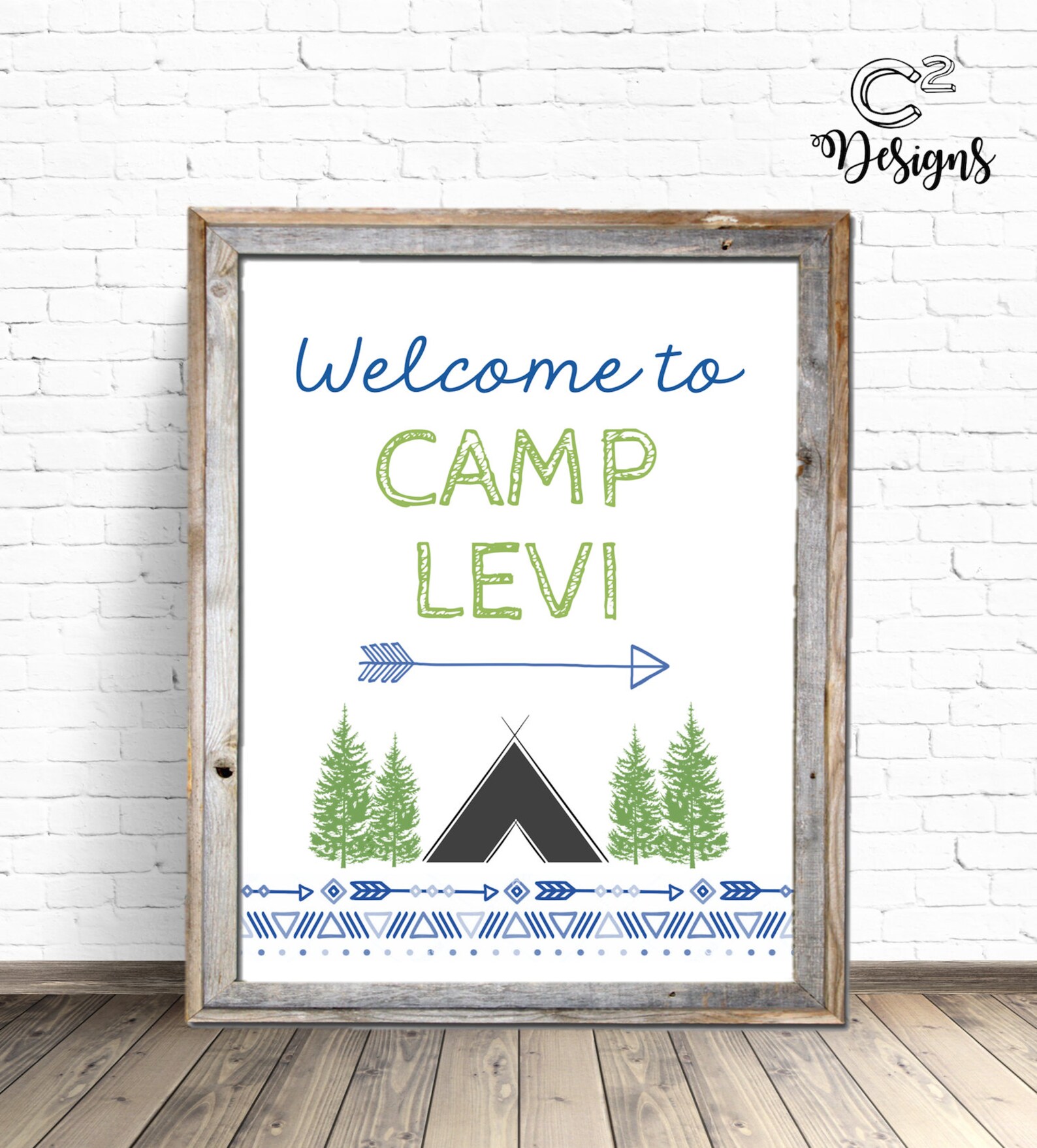 Camp Birthday Welcome Sign | Etsy