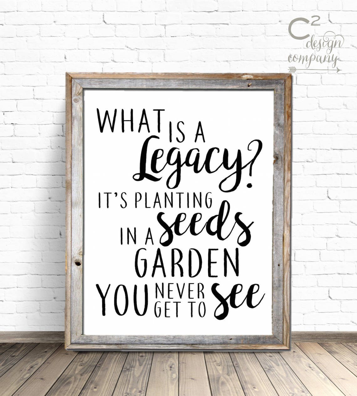What is a Legacy Printable Sign | Etsy
