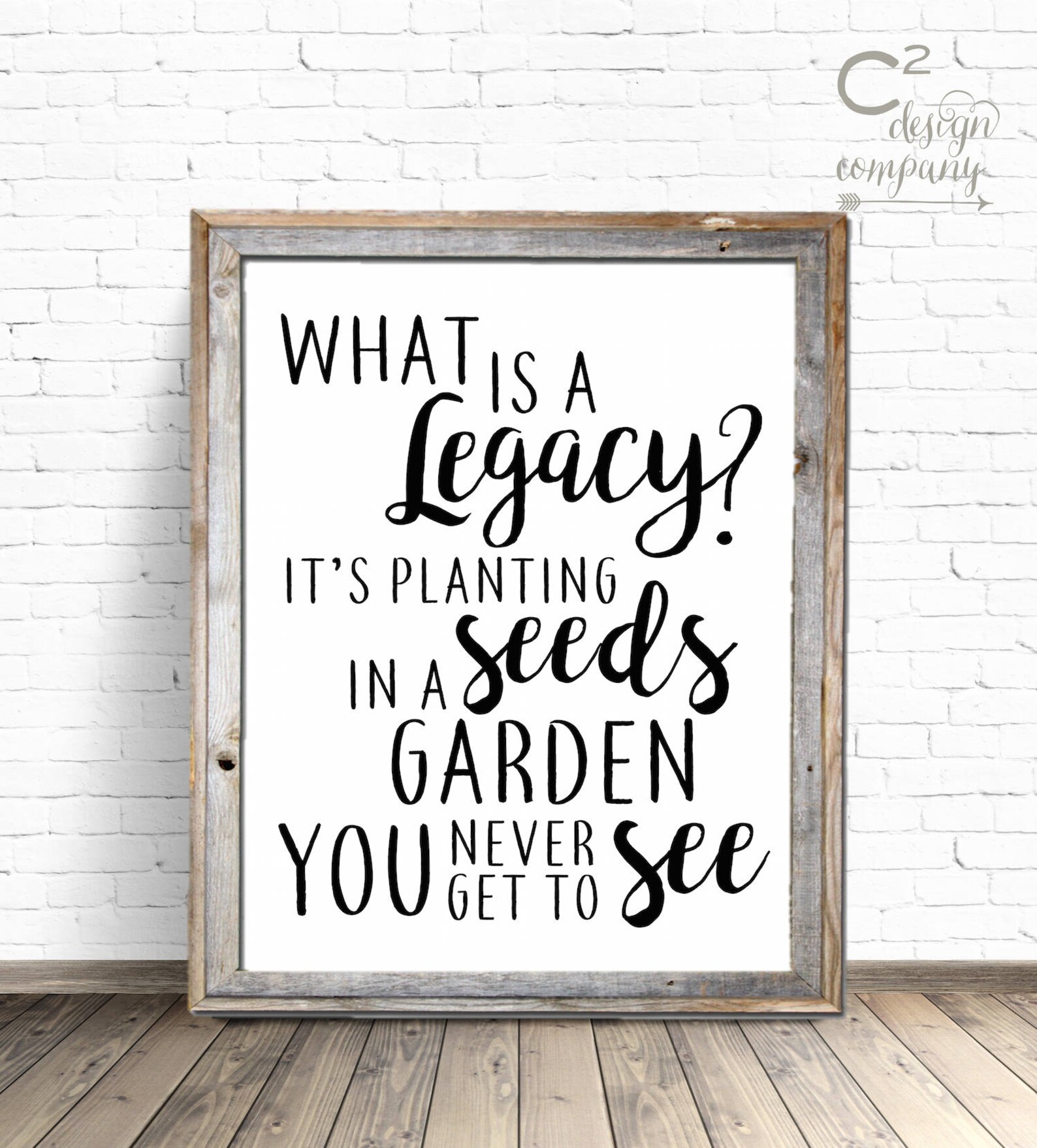 What is a Legacy Printable Sign - Etsy