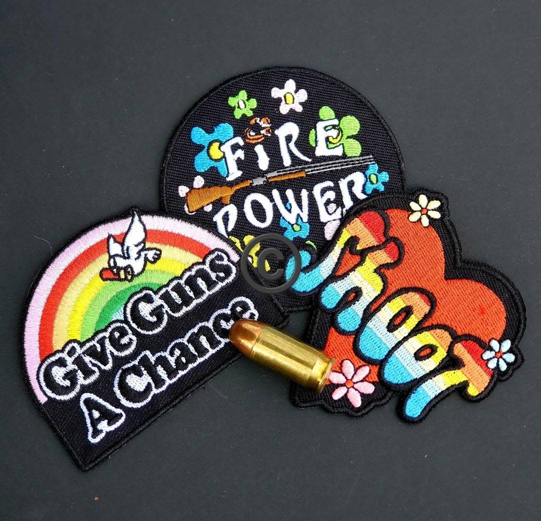 Hippie Gun Patches - Etsy