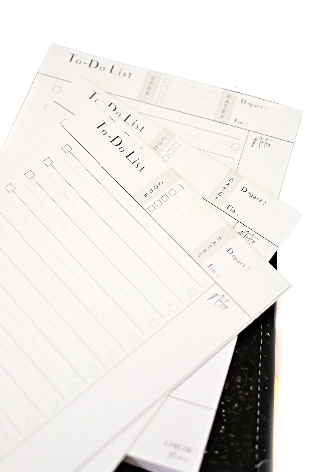 A5 to Do List Refills - Pages for Planner Organizer - A5 Paper Inserts ...