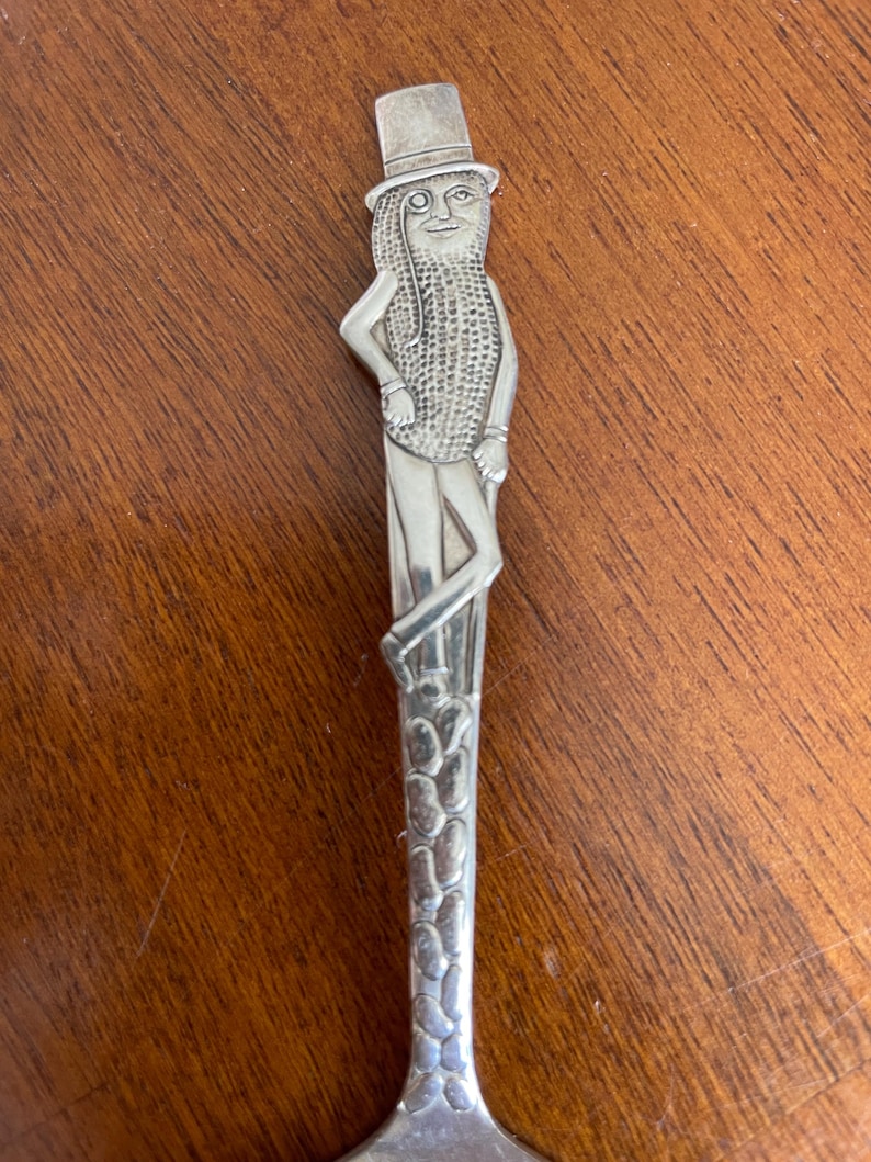 Vintage Carlton Silverplate Mr. Peanut Promotional Spoon - Etsy