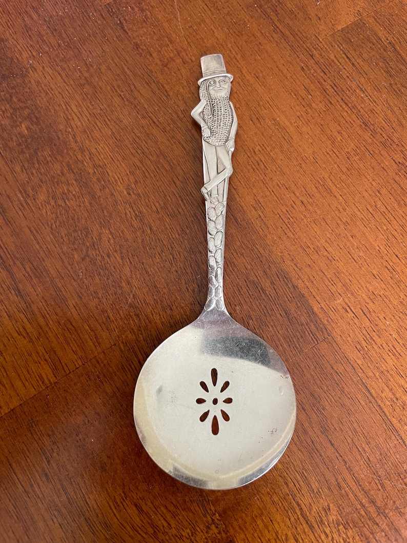 Vintage Carlton Silverplate Mr. Peanut Promotional Spoon - Etsy