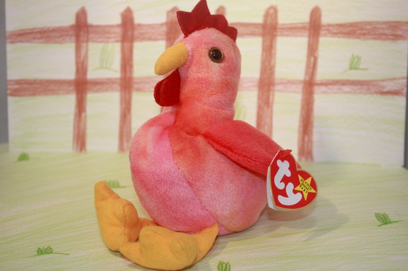 STRUT the Rooster TY Beanie Baby 1996 Original Retired - Etsy