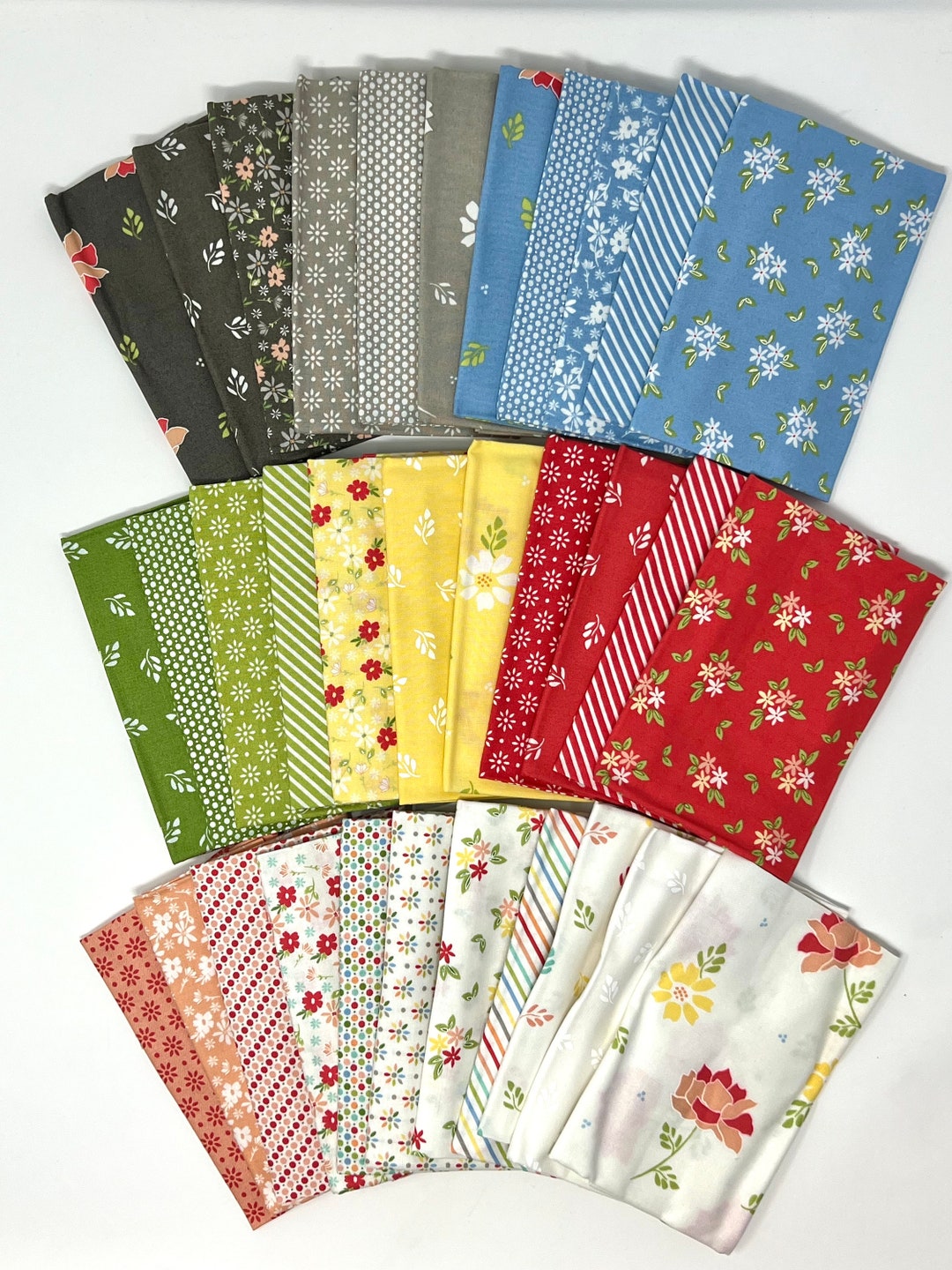 MODA Emma by Sherri & Chelsi Fat Eighths, 33 Fat Eighth Bundle, Sherri ...