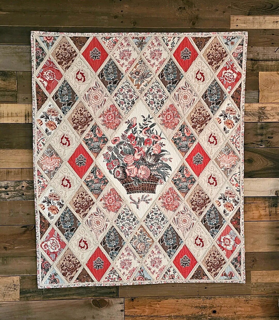 Jane Austen at Home Diamond Panel + Chenille-it Quilt Kit, Jane Austen ...