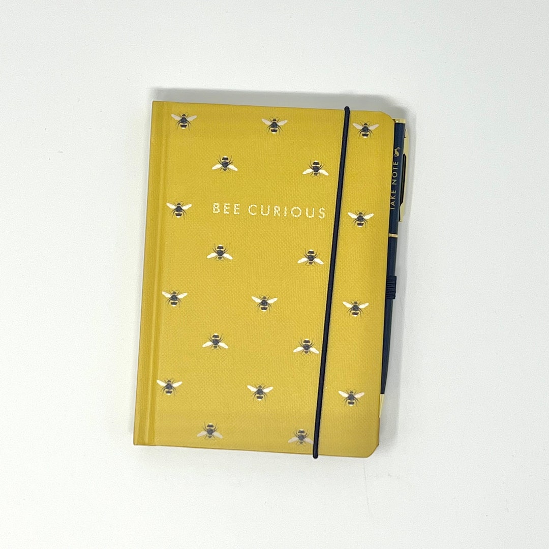 Joules Bee A6 Notebook With Pen- Bee Print - Etsy