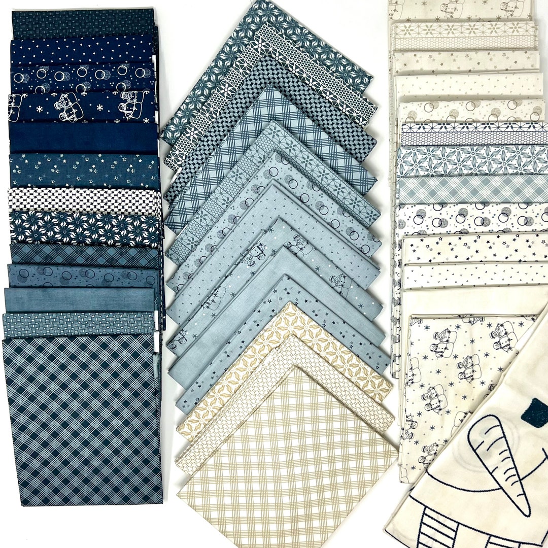 MODA Snowman Gatherings IV by Primitive Gatherings, 39 Fat Quarter ...