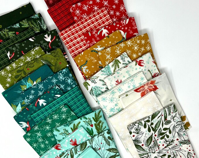 MODA Cheer and Merriment by Fancy That Design House, 29 Fat Quarter ...