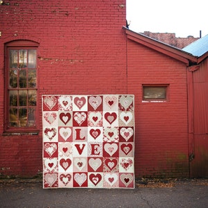 Heartfelt Quilt Kit, Heartfelt Quilt, Moda Minick and Simpson Roselyn ...