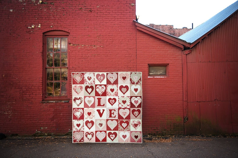 Heartfelt Quilt Kit, Heartfelt Quilt, Moda Minick and Simpson Roselyn ...