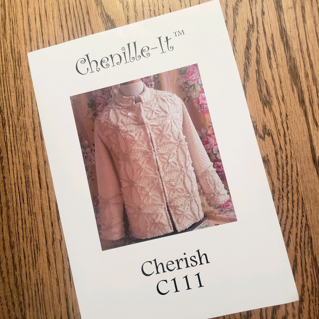 Cherish Jacket Pattern, Chenille Pattern, Pattern, Chenille-it Pattern ...