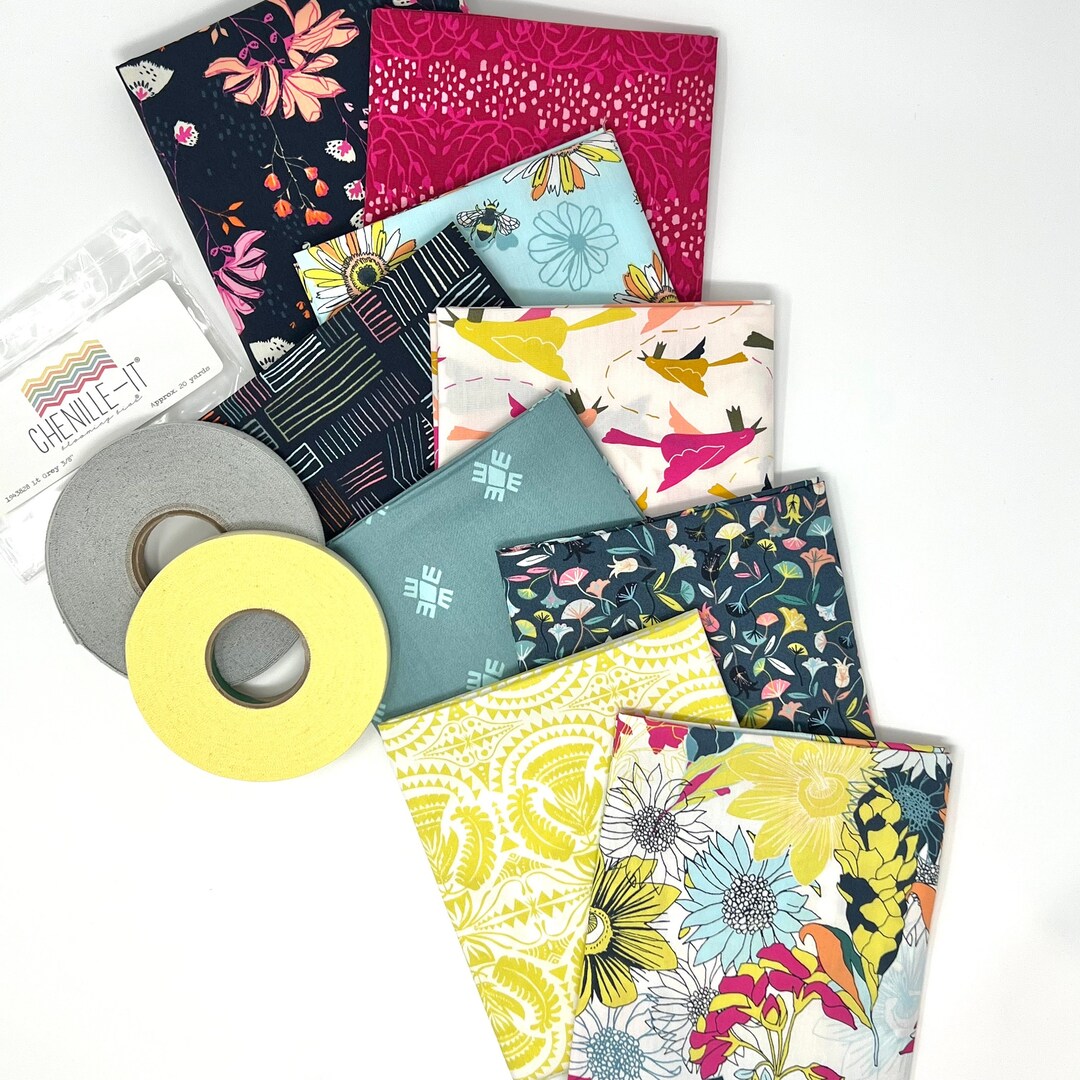 Art Gallery Fabrics Pollinate Collection by Jessica Swift FQ Bundle, 10 ...