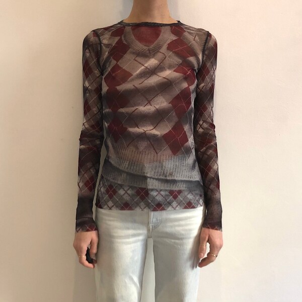 90s Mesh Top - Etsy