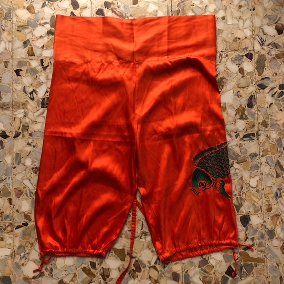 Y2K Jim Thompson Silk Twill Thai Fisherman Pants With… - Gem