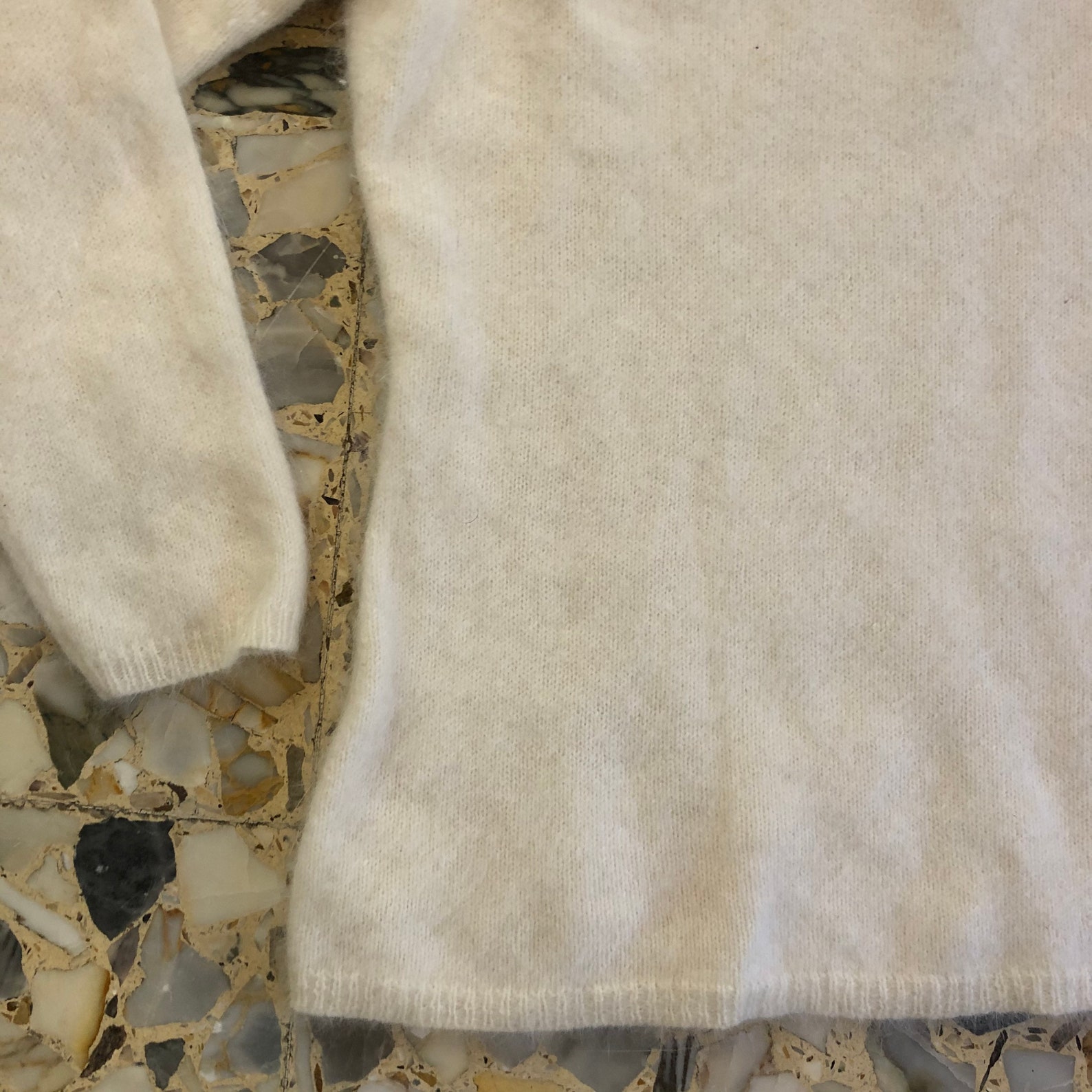 1960s White Angora Sweater Pure Pin up Sweater Girl - Etsy