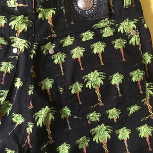 90s Versace Jeans Couture Palm Tree Garden of Eden Snakes Club Kid ...
