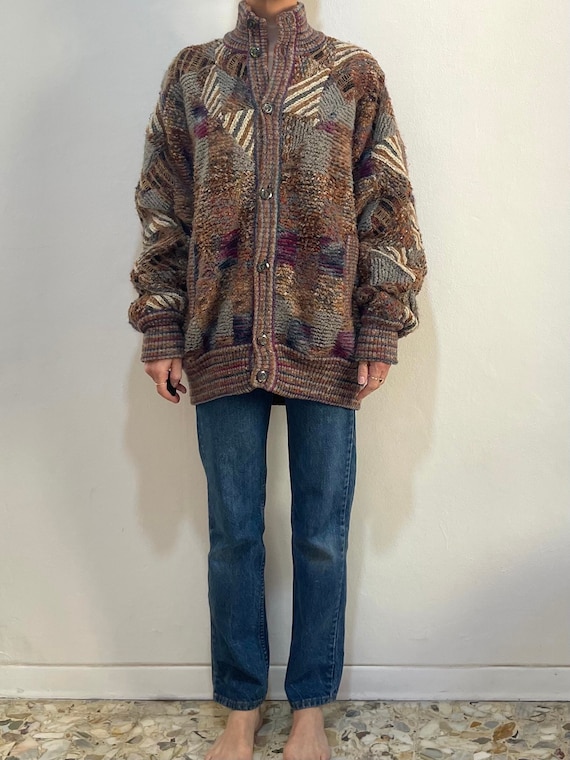 90s Missoni Patchwork Bomber Jacket Multi Color Amazing 90s Missoni Patchwork Bomber Jacket Multi Color Amazing
