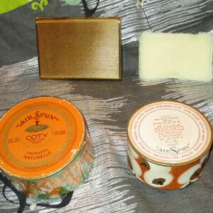 Classic COTY: Unused Deco to Retro 1930s Powder Puff Box & Figural ...