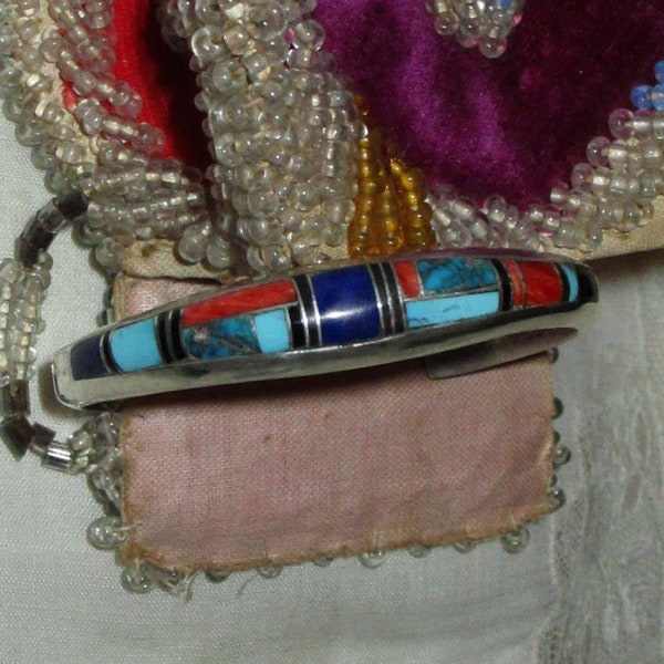 Turquoise Inlay Cuff Bracelet - Etsy