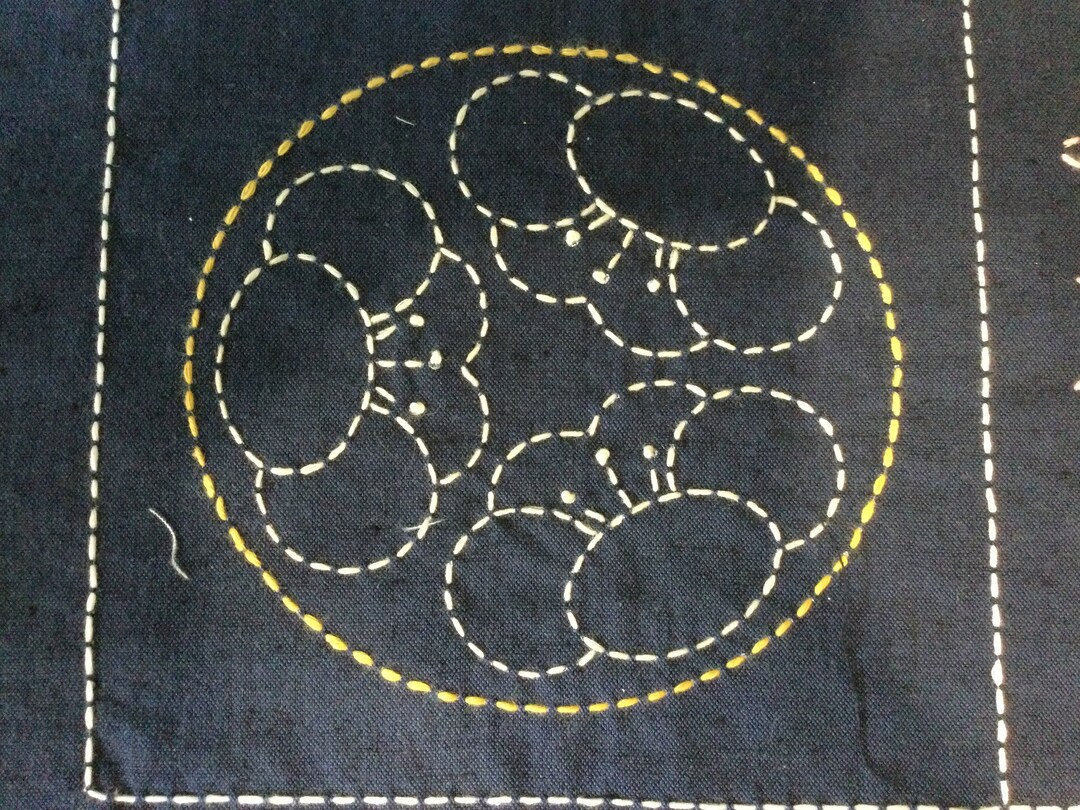 Sashiko Table Runner - Etsy