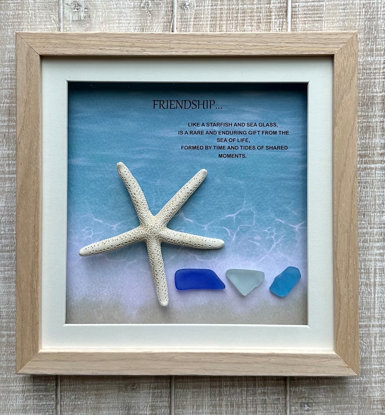 Gifts for Friends, Birthday Gifts for Friends, Sea Glass, Starfish ...
