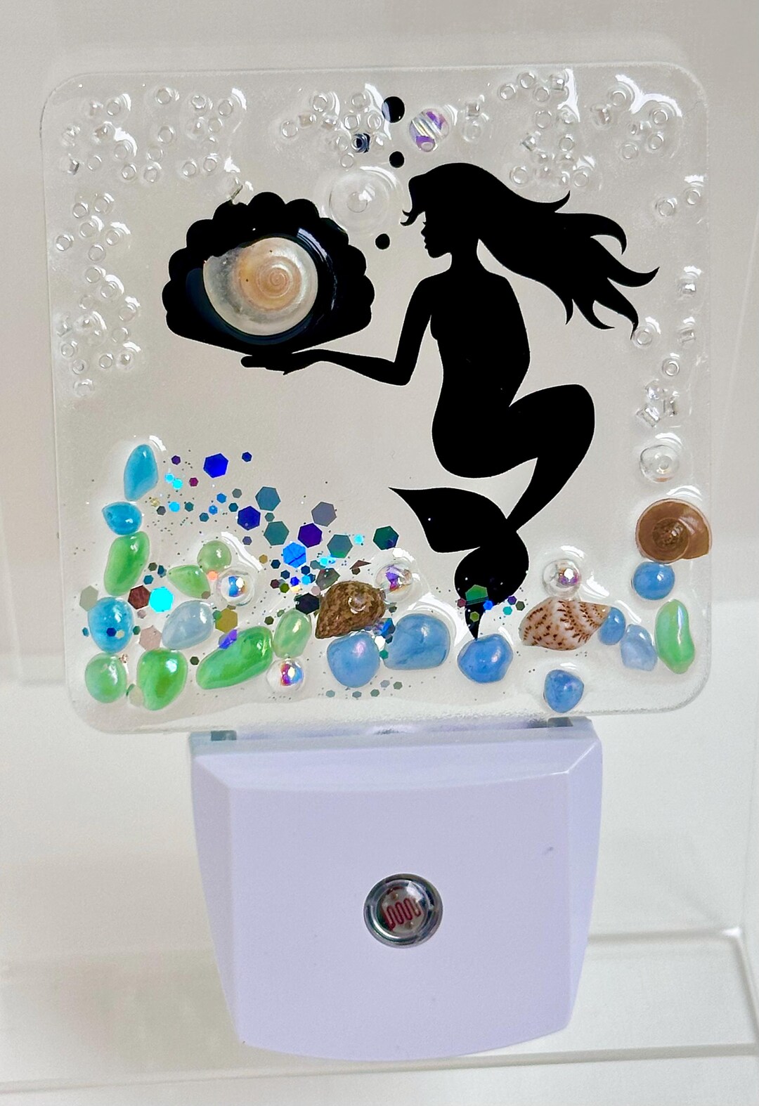 Mermaid Night Light, Coastal Night Light, Beach Night Light, Kids Night ...