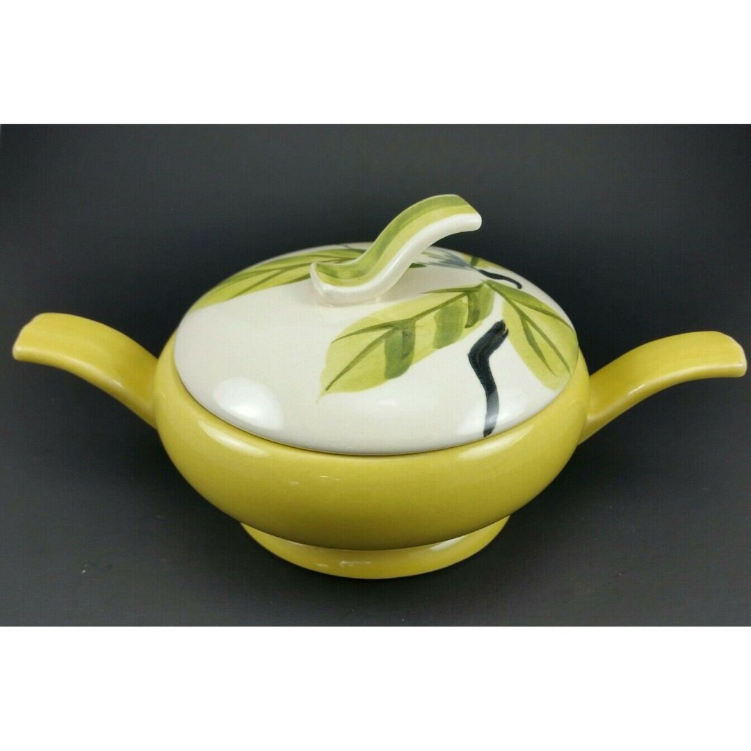 Redwing Magnolia Chartreuse Bowl 1940s - Etsy