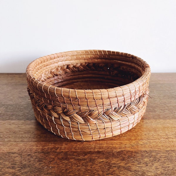 Pine Needle Basket - Etsy