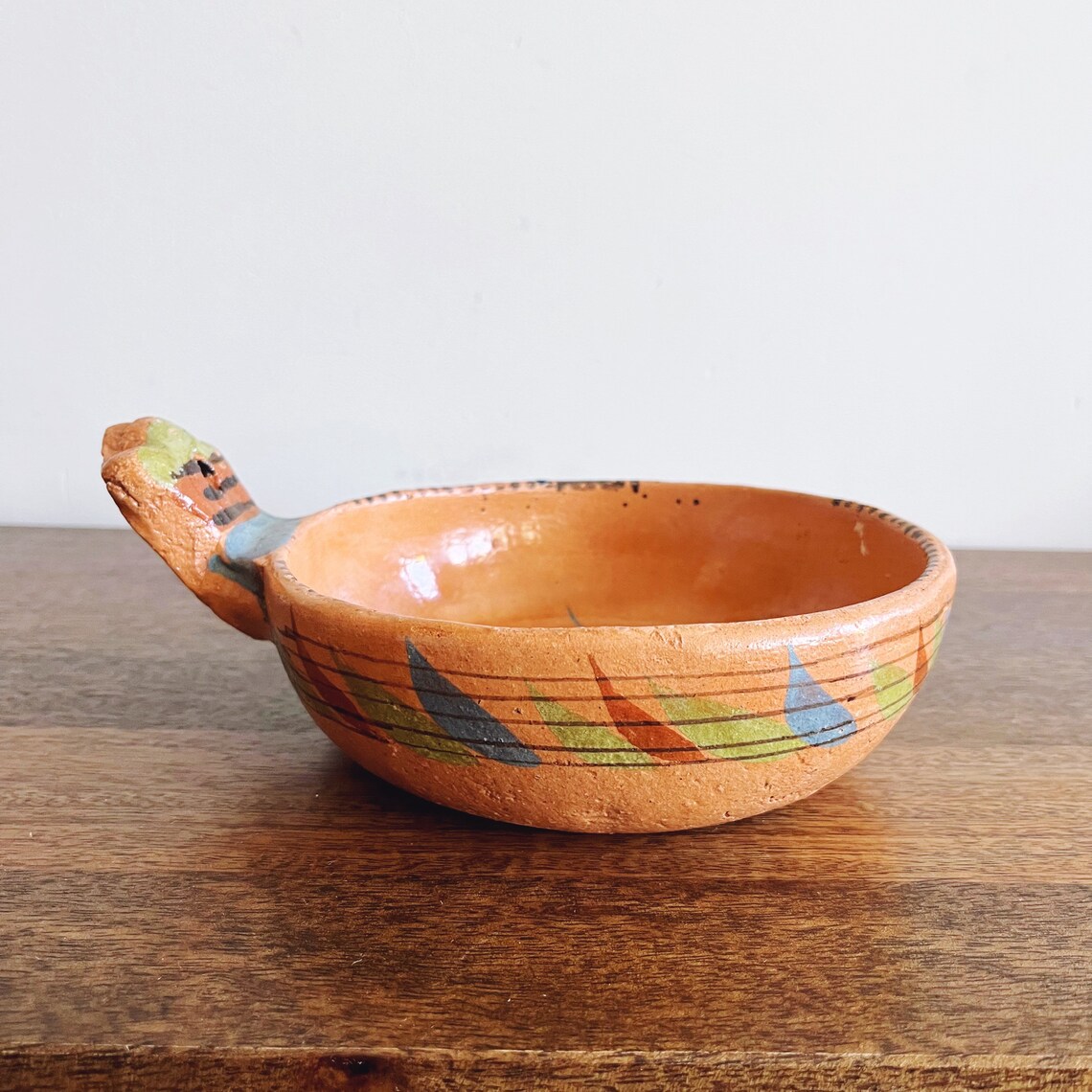 Vintage Mexican Red Clay Pottery Handmade Bowl - Etsy