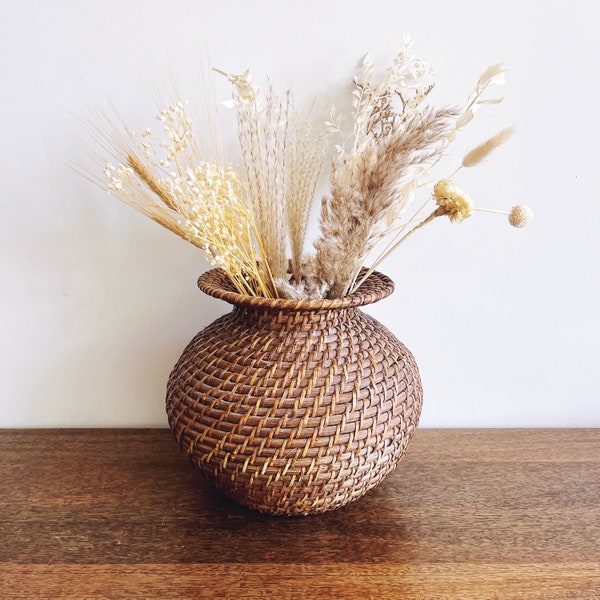 Basket Vase - Etsy