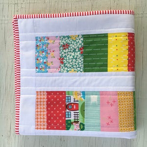 Striped Baby Quilt / Handmade Quilt/patchwork Baby Quilt/baby Blanket ...