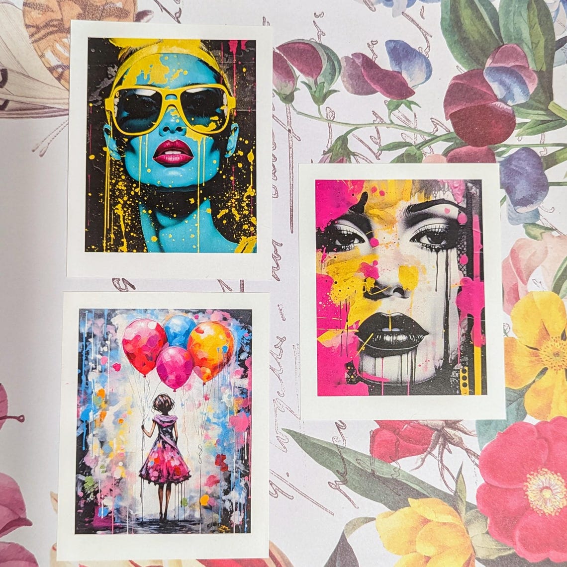 Pop Art Style Mini Notes Stationery for Penpals and Love Letters - Etsy