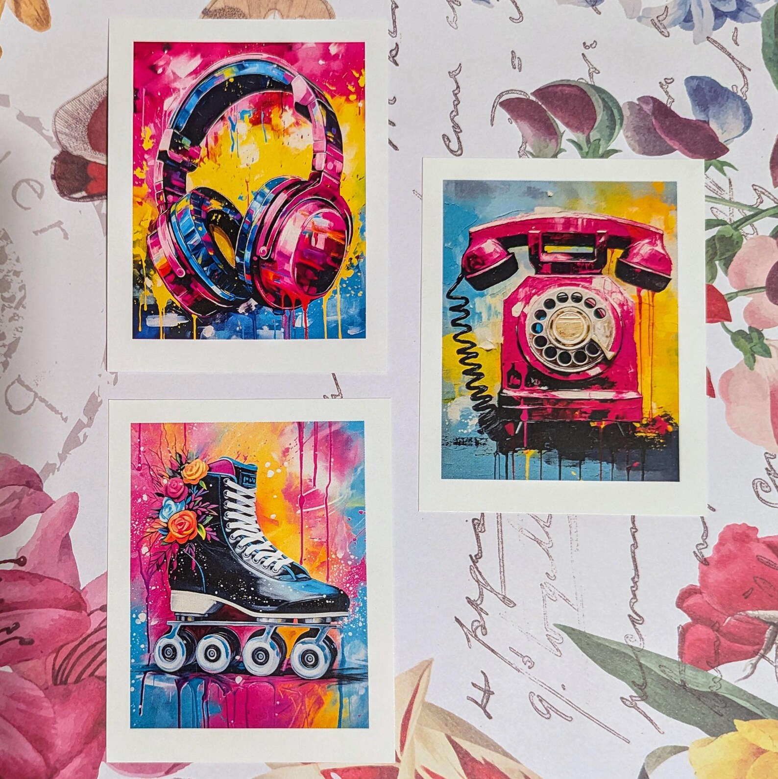 Pop Art Style Mini Notes Stationery for Penpals and Love Letters - Etsy